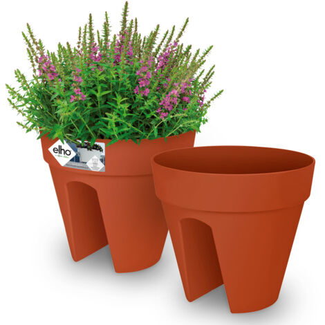 GARDEBRUK® Multipack Balcony Railing Flower Pots Sustainable Recycled ...