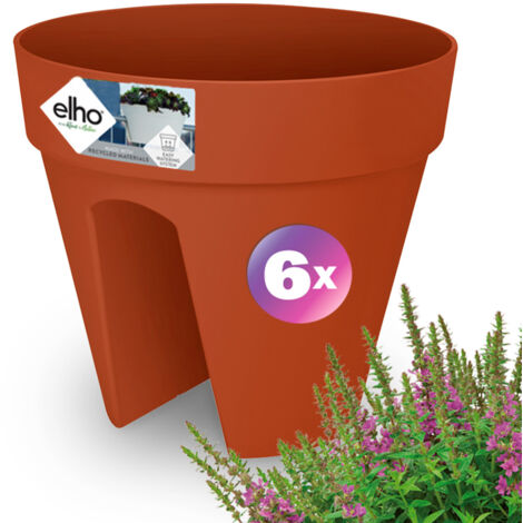 GARDEBRUK® Multipack Balcony Railing Flower Pots Sustainable Recycled ...