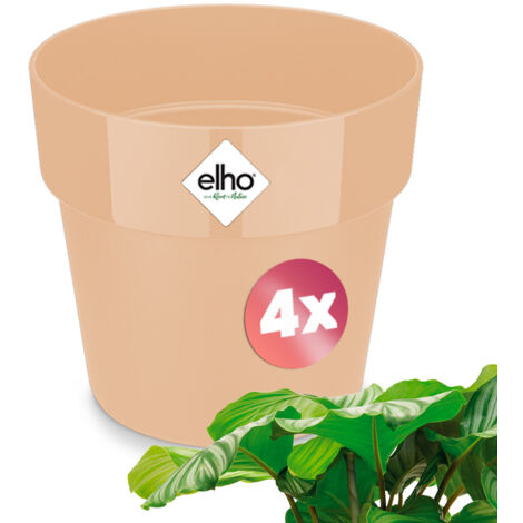 GARDEBRUK® Multipack Round Flower Pots Sustainable Recycled Plastic ...