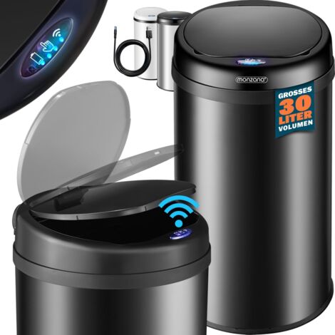 MONZANA® Smart Sensor Kitchen Waste Bin Automatic Motion Sensor Soft ...