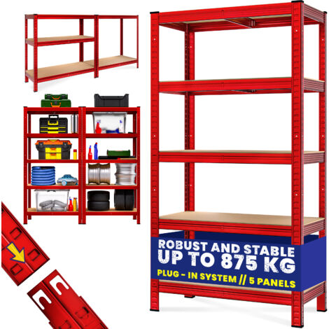 MONZANA® Garage Shelves Industrial Racking Heavy Duty Free Standing ...