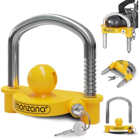 MONZANA® Trailer Lock for Standard 50mm Trailer Coupling Easy ...