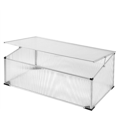 Gardebruk Hotbed Cold Frame Aliminum Mini Greenhouse 100x60cm (de)