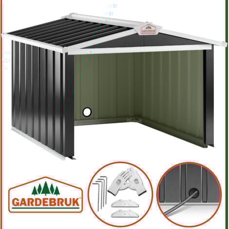 GARDEBRUK® Metal Weatherproof Robot Lawnmower Garage Automatic Garden ...