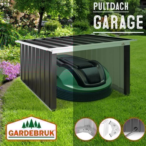 GARDEBRUK® Metal Weatherproof Robot Lawnmower Garage Automatic Garden ...