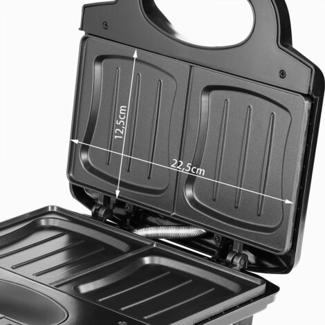 Monzana® XXL Toasted Sandwich Maker 750W Non-Stick Coating Cool-Touch ...