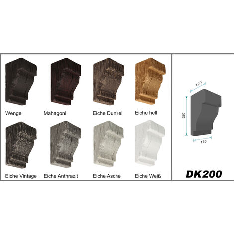 Poutres et consoles Moderne pour plafond et mur - lambris imitation ...