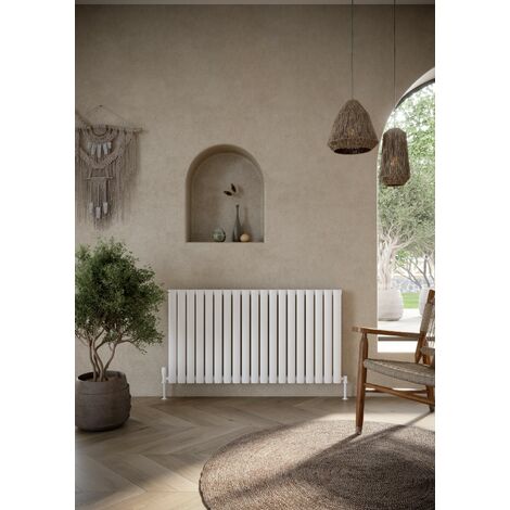 Summit Designer Radiator Single 600mm x 1121mm White