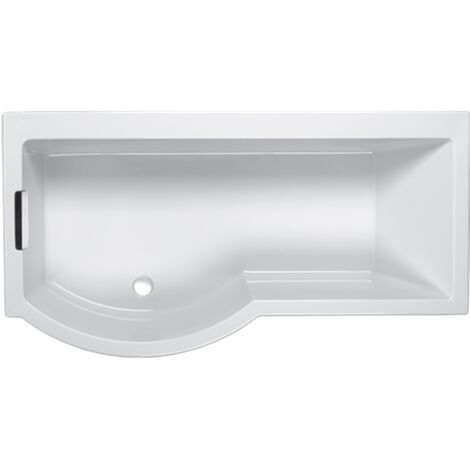 Carron - Carronite Celsius Shower Bath 1700mm RH Bath + Filler/ Round ...