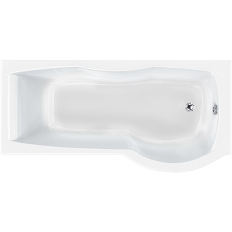 Carron - Carronite RH Sigma 1800mm Shower Bath Bath - White - 02474