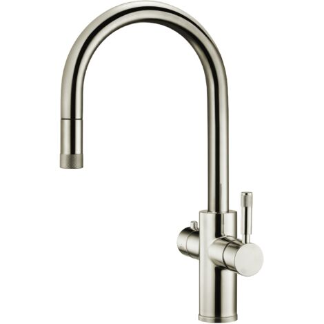 Scott & James 4 in 1 Pull Down Instant boiling Tap - ELO0088 - Brushed ...