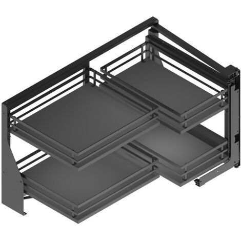 Ferrure d´angle articulé FLAT. Côté gauche. Devant 400-450mm. - talla