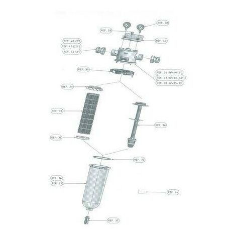 Komplette 2 Messingfittings Für Cintropur Nw50 Filter
