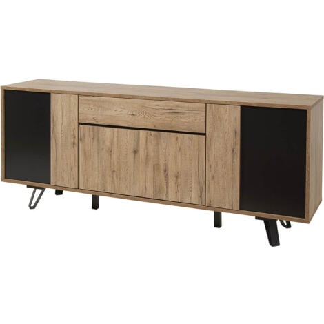 CARSON - Ensemble Buffet + Table Allongeable 180-230cm