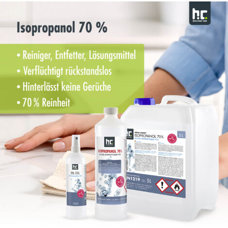 250 ml Isopropanol 70% in Sprühflaschen