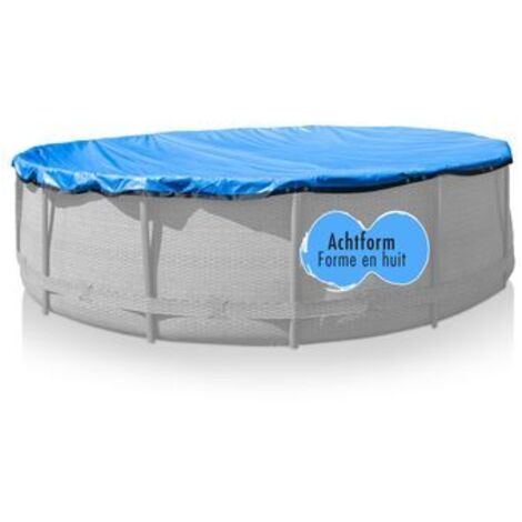 Pool Abdeckplane 5,40 x 3,50 m, Achtform, 200 g/m²