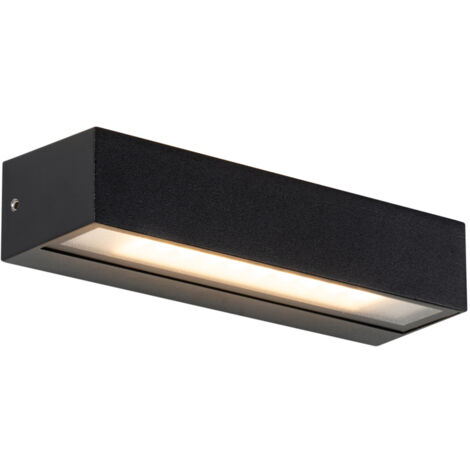 Modern wall lamp black incl. LED IP65 - Steph