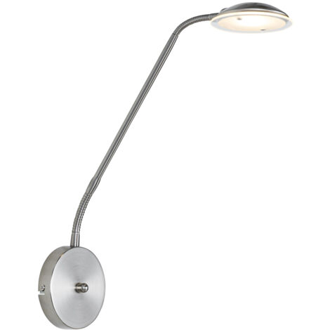 Modern wall lamp steel incl. LED - Eva