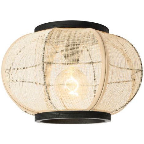 Oriental Ceiling Light Brown - Rob