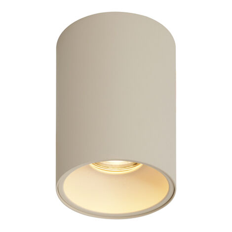 Modern Recessed Spotlight Beige GU10 50mm Round - Deep