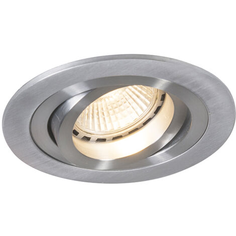 Modern Recessed Spotlight Steel Tiltable - Rondoo