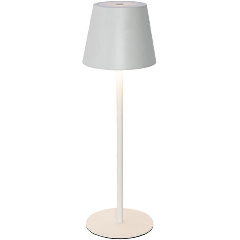 Table Lamp White Incl. Dimmable & Rechargeable LED IP54 - Murdock