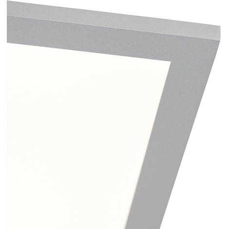 LED Panel Steel 120 cm Incl. LED with Remote Control - Liv