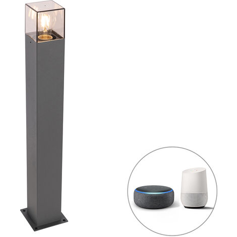 Smart Standing Outdoor Lamp Anthracite 70 cm Incl. Wifi P45 - Denmark