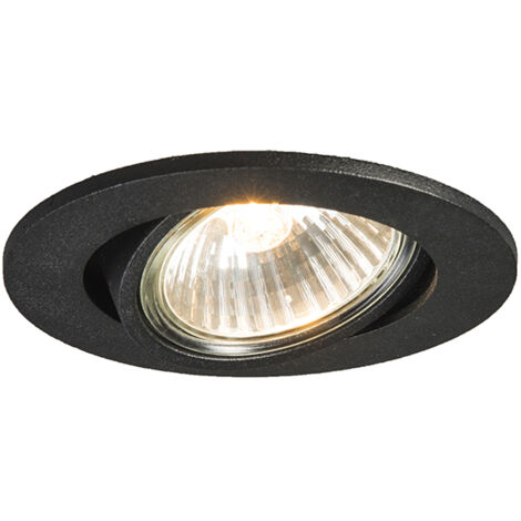 Smart Recessed Spotlight Black Tiltable Incl. Wifi GU10 - Cisco
