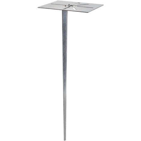 Steel Ground Spike with Mounting Hardware
