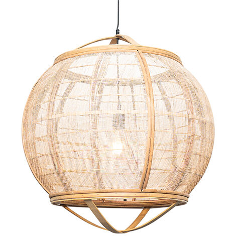 Oriental Pendant Light Brown 58 cm - Pascal