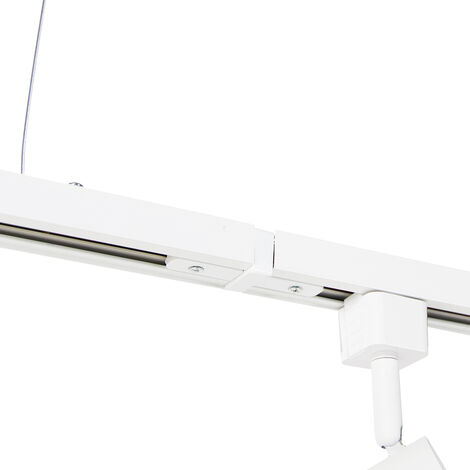 Modern Hanging Track Lighting with 5 Spotlights White 1-Phase - Iconic ...
