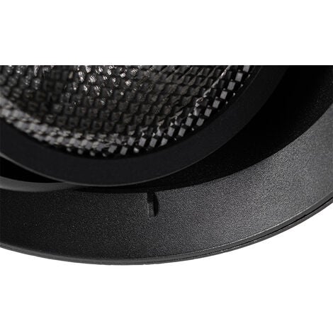 Modern Recessed Spotlight Black GU10 AR111 Round Trimless - Oneon Honey