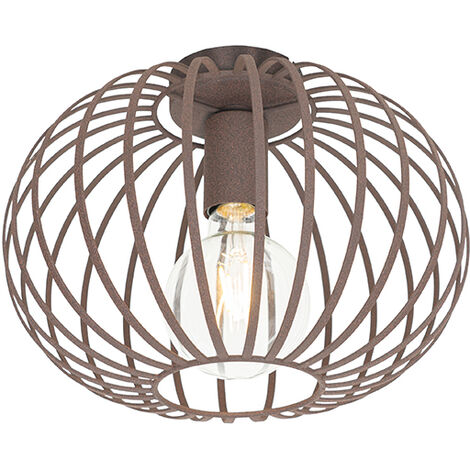 Design Ceiling Light Rust Brown 30 cm - Johanna