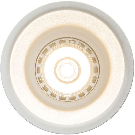 Set of 3 Modern Recessed Spotlights White - Dept