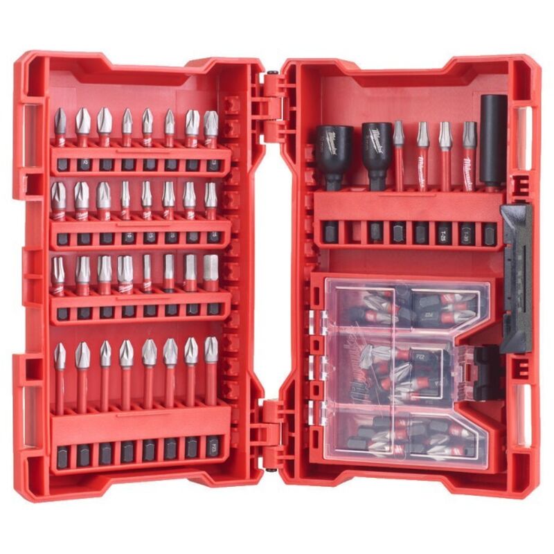 Estuche Milwaukee de 70 piezas Shockwave Impact Duty