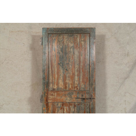 Porta portone in legno massello e ferro da interno o da esterno vecchia ...