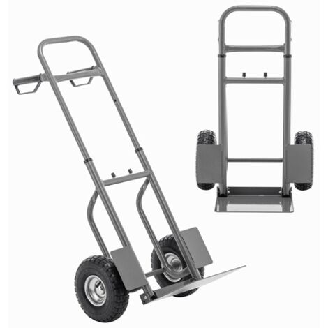 SwitZer Handy Folding Sack Truck 150kg Capacity Extendable Warehouse Garage