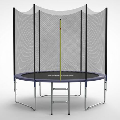 GALACTICA Trampoline Set 6FT Round Outdoor Safety Net Enclosure Ladder