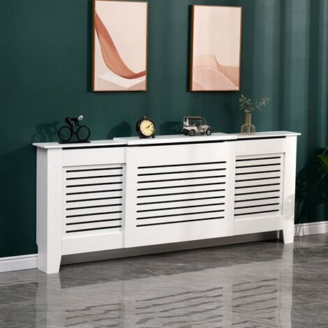 WestWood MDF Radiator Cover Adjustable White