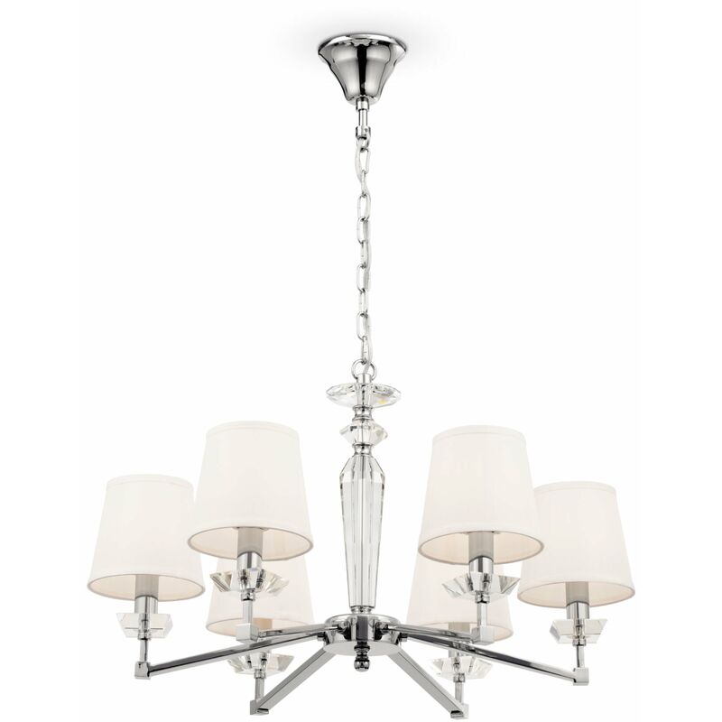 Lampadario Neoclassic in Metallo Beira Nickel