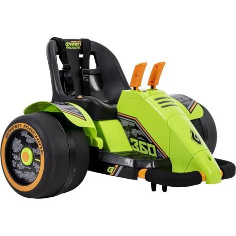 Green Machine 360 Macchina Elettrica per Bambini 6v Verde
