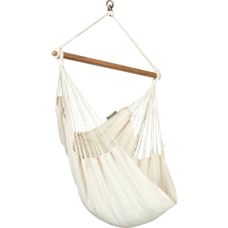 Amaca Sedia da Giardino in Cotone Biologico 105x140cm 130Kg La Siesta ...