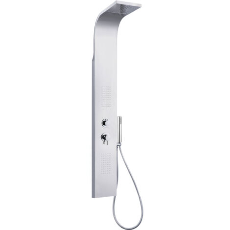 Colonna Doccia Idromassaggio Getto a Cascata in Acciaio Inox Ceo