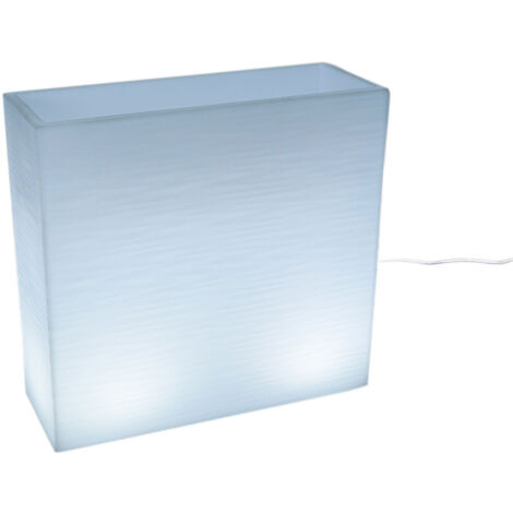 Vaso Luminoso da Esterno 79x74,7x29,1 cm In Polietilene Elegnace Led ...