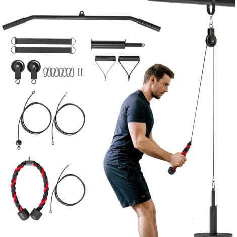 Pulley Machine Home Gym e Puleggia LAT Machine Attacco per Dischi Pesi ...