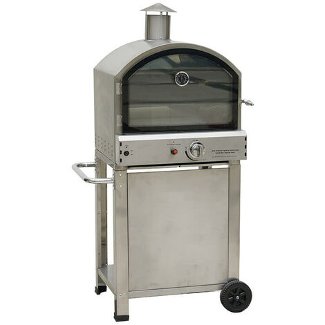 Forno Pizza e Barbecue a Gas GPL da Esterno in Acciaio Kraus Priapo