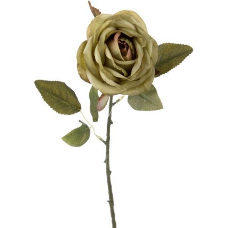 Set 8 Rose Artificiali Aperta Atezza 51 cm