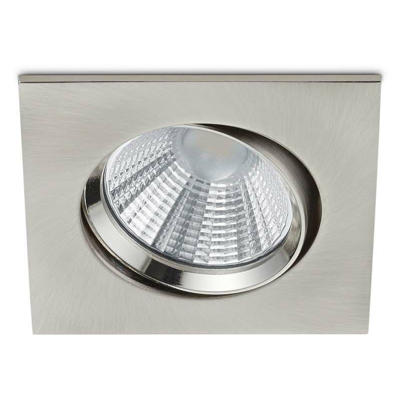 Pamir Projecteur Encastrable LED Carré Orientable en Acier Dimmable ...