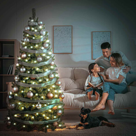 Dasher - Sapin de Noël en PVC ø110 x 210H cm, 1100 branches